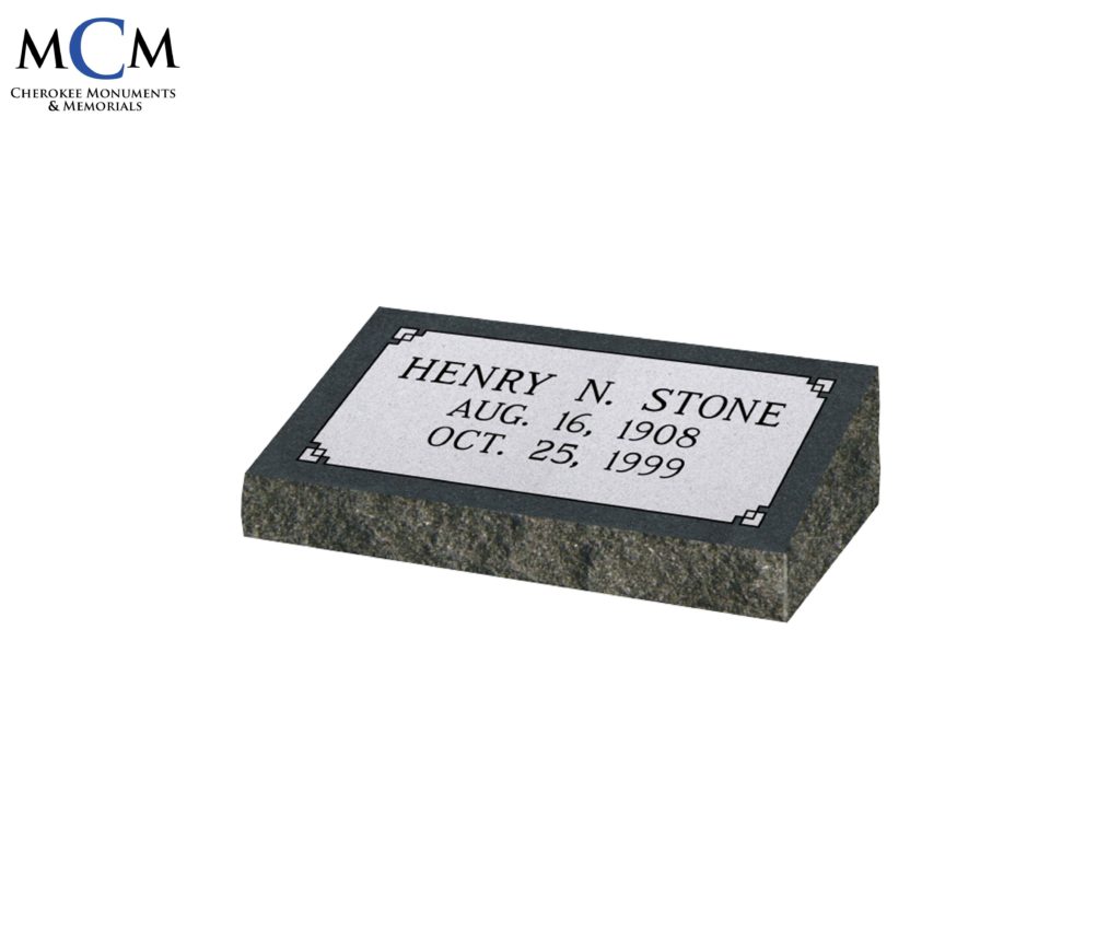 Granite Bevel Marker - Cherokee Monuments & Memorials