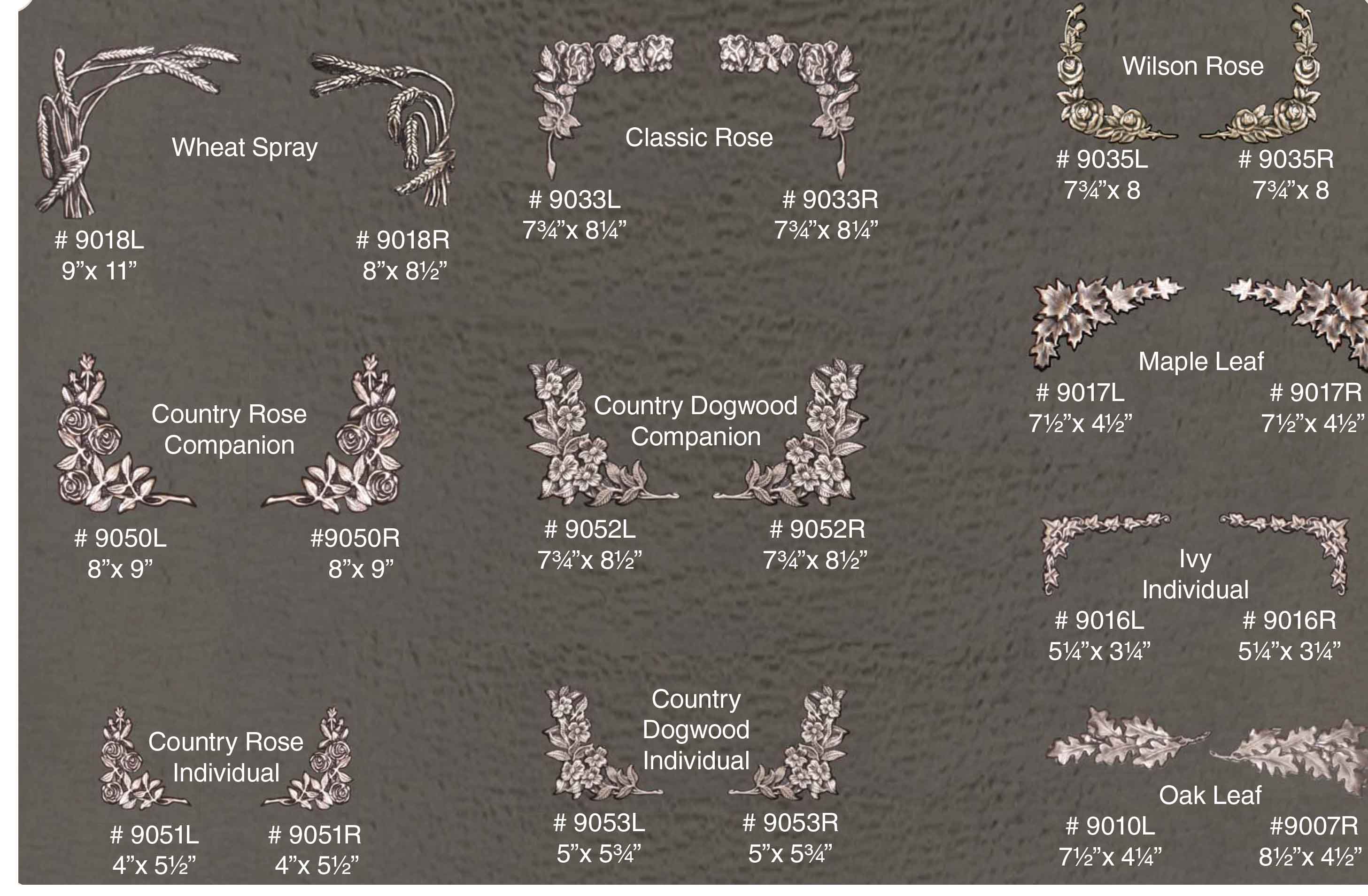 Companion Bronze Marker Without Vase - Cherokee Monuments & Memorials